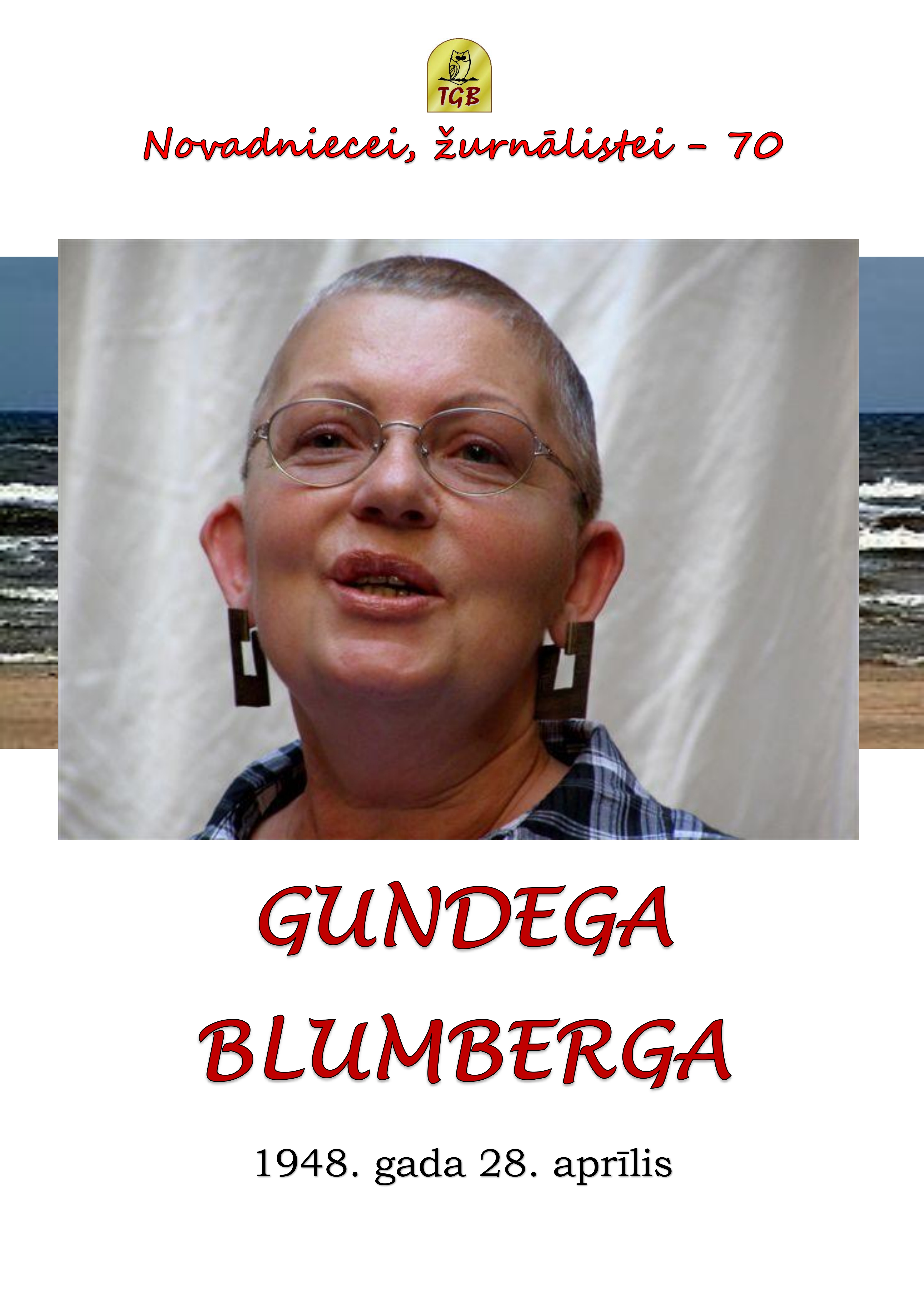 Žurnāliste Gundega Blumberga – Talsu Galvenā bibliotēka